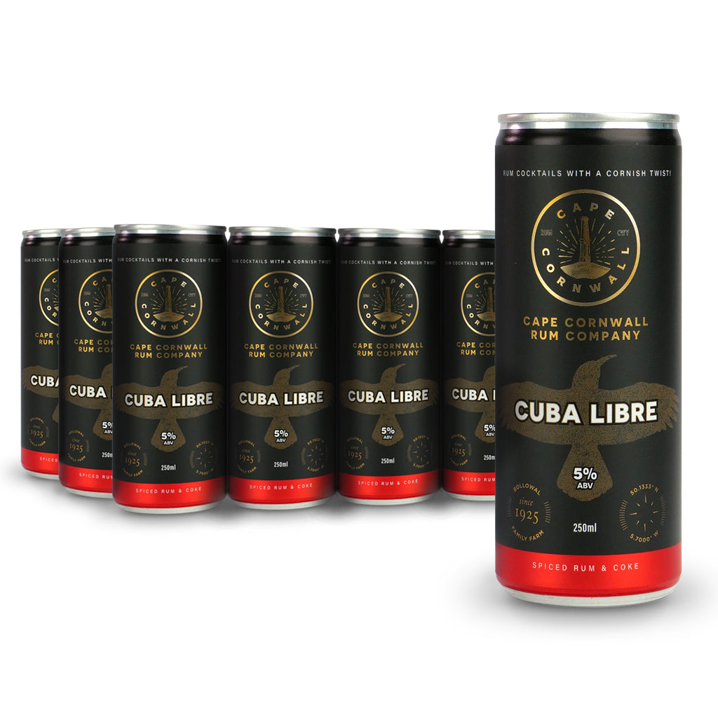 Cape Cornwall Rum Cuba Libre 12 Pack – Cape Cornwall Rum Company
